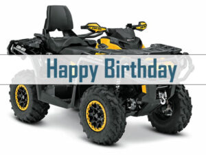 happy birthday bike images quad | Birthday Star