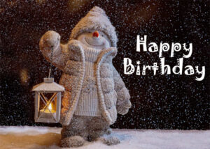Beautiful Happy Birthday Winter Images and Pics