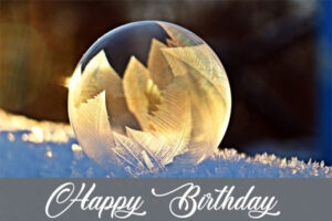 Beautiful Happy Birthday Winter Images and Pics