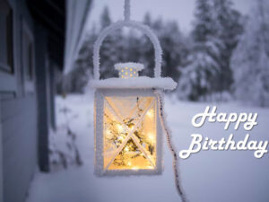 Beautiful Happy Birthday Winter Images and Pics