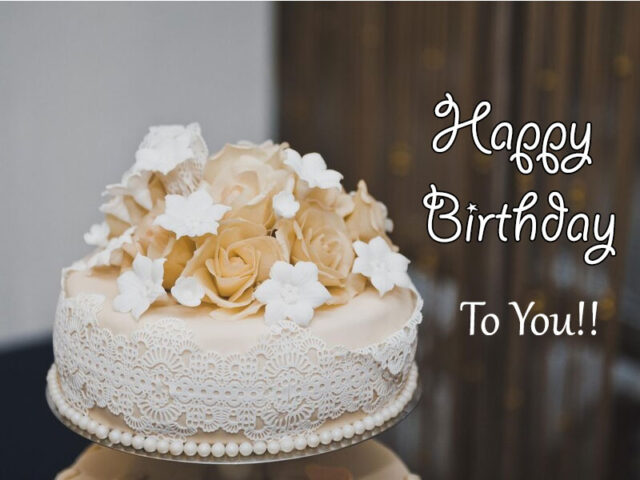 41+ Happy Birthday Flowers and Cake Images Pics