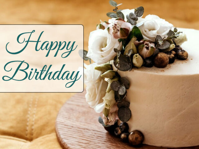 41+ Happy Birthday Flowers and Cake Images Pics