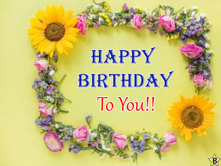 Happy Birthday Spring Flowers Images
