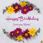 Happy Birthday Fall Flowers Images