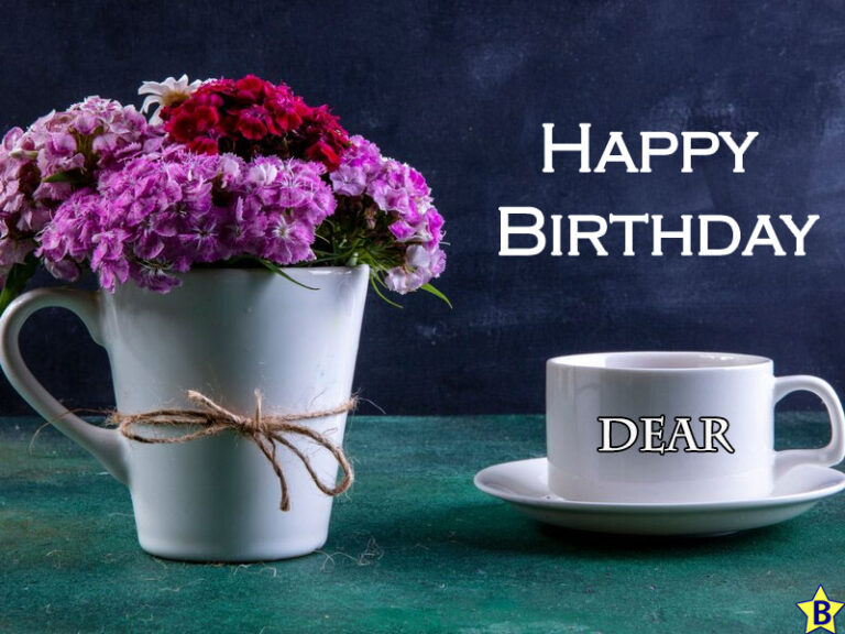 Happy Birthday Purple Flowers Images